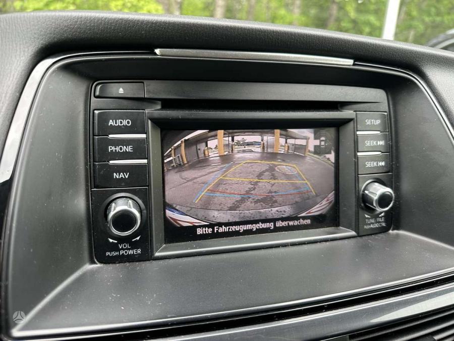 Black Mazda 6 2015 in Kaunas, with an engine capacity of 2.18 L and mileage of 246 thousand km for 3990 €, photo 14 on AUTOMOTO.COM.LV