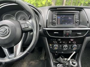 Black Mazda 6 2015 in Kaunas, with an engine capacity of 2.18 L and mileage of 246 thousand km for 3990 €, photo 15 on AUTOMOTO.COM.LV