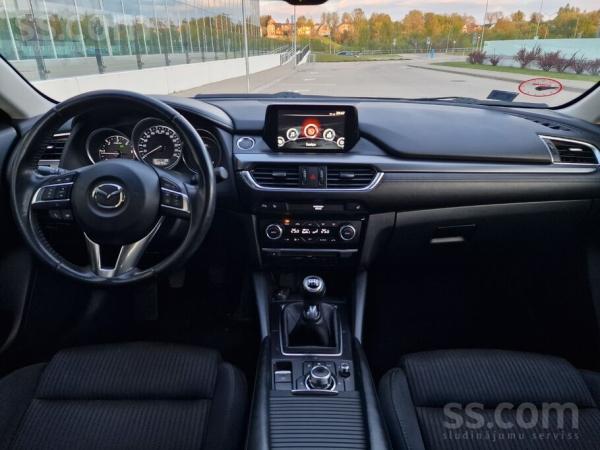 Black Mazda 6 2016 in Rezekne, with an engine capacity of 2.20 L and mileage of 308 thousand km for 4950 €, photo 6 on AUTOMOTO.COM.LV
