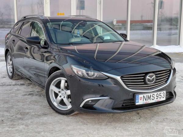 Melns Mazda 6 2016 Viļņa, ar dzinēja tilpumu 2.20 L un nobraukumu 203 tūkst. km par 7300 €, foto 1 vietnē AUTOMOTO.COM.LV