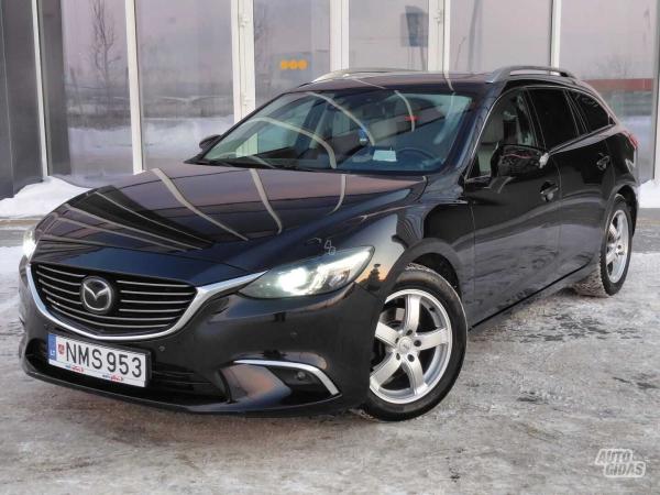 Melns Mazda 6 2016 Viļņa, ar dzinēja tilpumu 2.20 L un nobraukumu 203 tūkst. km par 7300 €, foto 2 vietnē AUTOMOTO.COM.LV