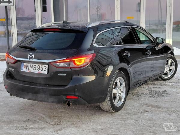 Melns Mazda 6 2016 Viļņa, ar dzinēja tilpumu 2.20 L un nobraukumu 203 tūkst. km par 7300 €, foto 5 vietnē AUTOMOTO.COM.LV