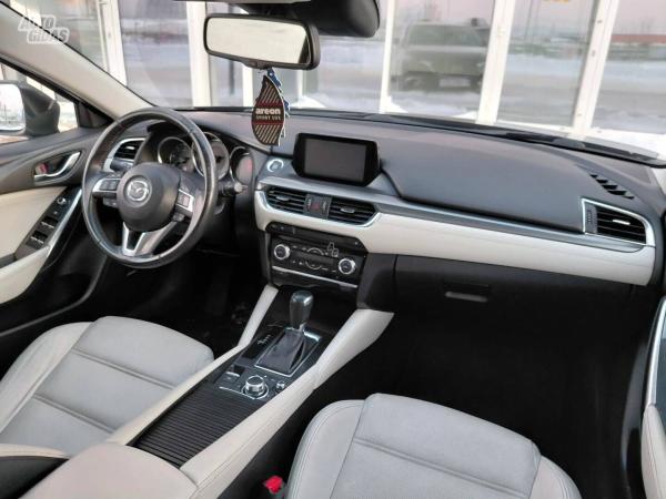Melns Mazda 6 2016 Viļņa, ar dzinēja tilpumu 2.20 L un nobraukumu 203 tūkst. km par 7300 €, foto 10 vietnē AUTOMOTO.COM.LV