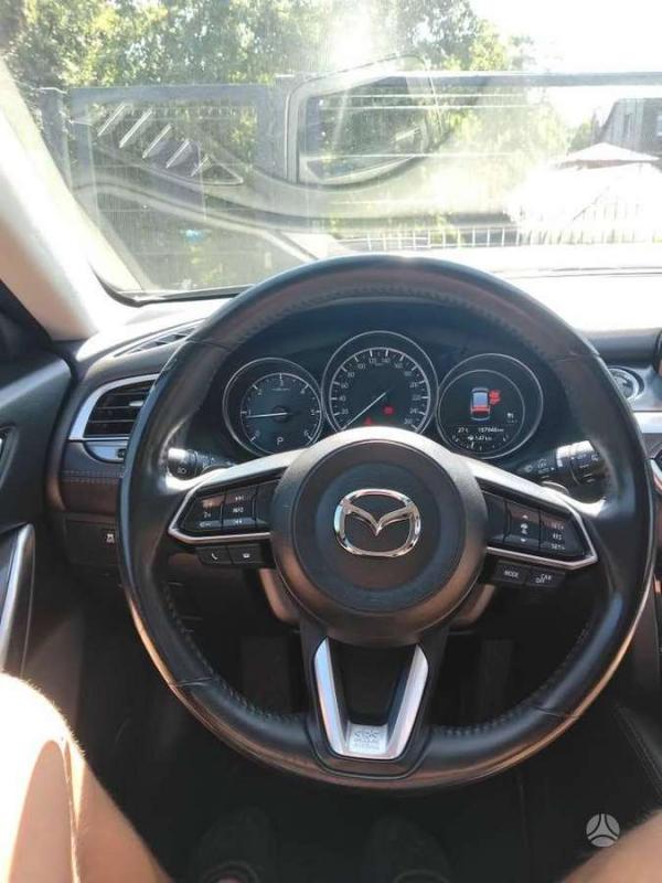 Melns Mazda 6 2016 Viļņa, ar dzinēja tilpumu 2.19 L un nobraukumu 198 tūkst. km par 7100 €, foto 3 vietnē AUTOMOTO.COM.LV