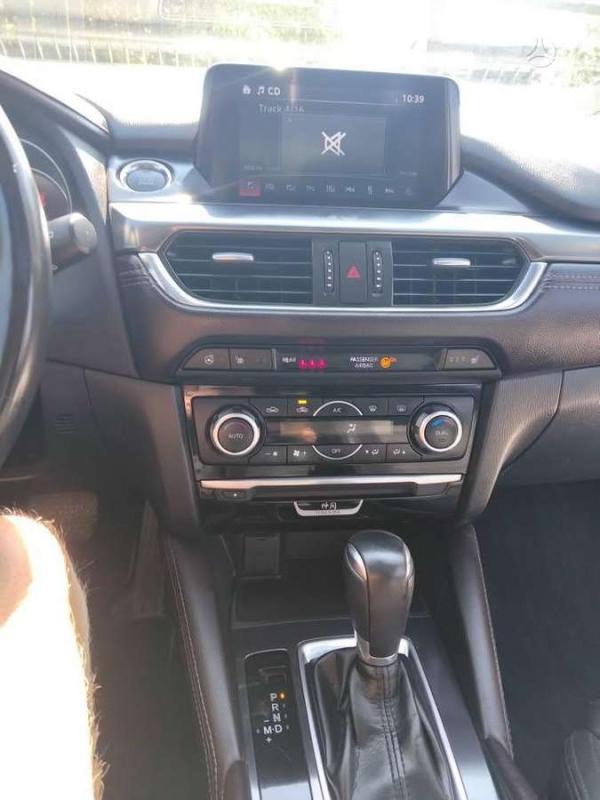 Melns Mazda 6 2016 Viļņa, ar dzinēja tilpumu 2.19 L un nobraukumu 198 tūkst. km par 7100 €, foto 5 vietnē AUTOMOTO.COM.LV