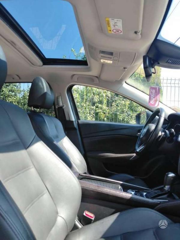 Melns Mazda 6 2016 Viļņa, ar dzinēja tilpumu 2.19 L un nobraukumu 198 tūkst. km par 7100 €, foto 6 vietnē AUTOMOTO.COM.LV
