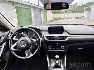 Black Mazda 6 2016 in Riga, with an engine capacity of 2.20 L and mileage of 272 thousand km for 4850 €, photo 5 on AUTOMOTO.COM.LV