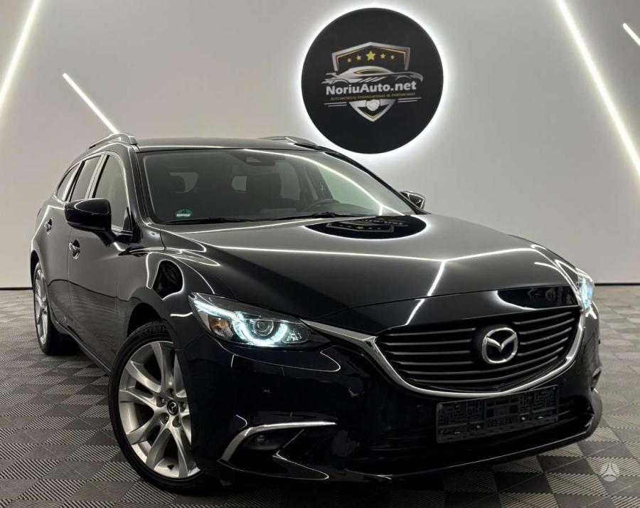 Melns Mazda 6 2017 Marijampole, ar dzinēja tilpumu 2.19 L un nobraukumu 190 tūkst. km par 8999 €, foto 1 vietnē AUTOMOTO.COM.LV