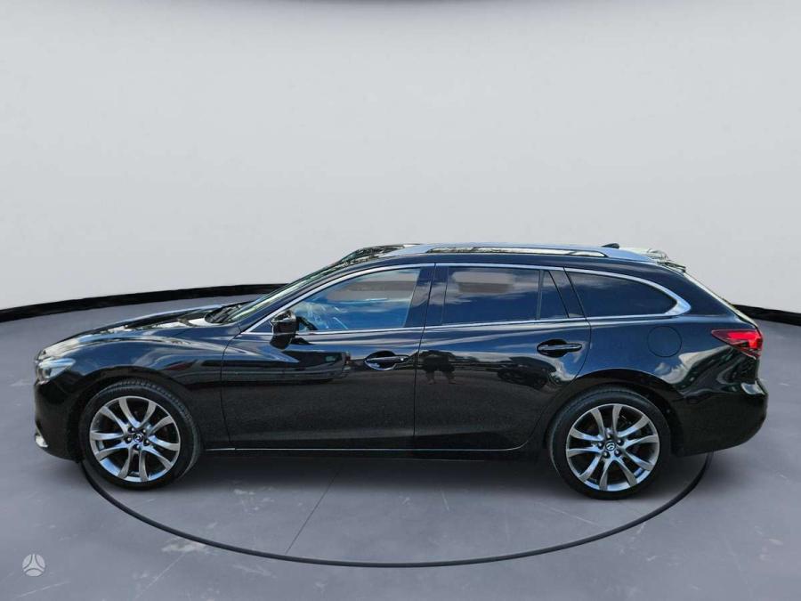 Black Mazda 6 2017 in Marijampole, with an engine capacity of 2.49 L and mileage of 221 thousand km for 10700 €, photo 9 on AUTOMOTO.COM.LV
