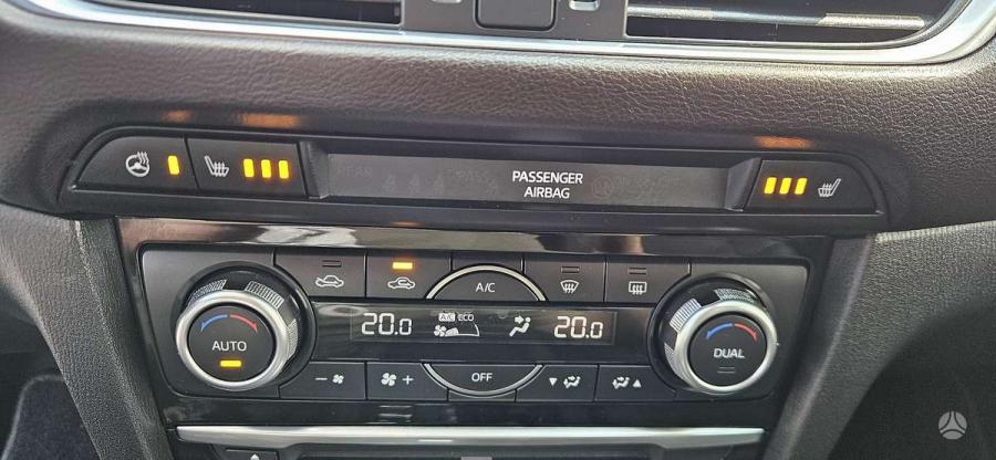 Black Mazda 6 2017 in Marijampole, with an engine capacity of 2.49 L and mileage of 221 thousand km for 10700 €, photo 15 on AUTOMOTO.COM.LV