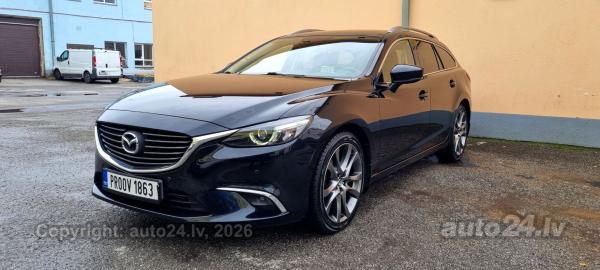 Black Mazda 6 2018 in Tallinn, with an engine capacity of 2.20 L and mileage of 174 thousand km for 12990 €, photo 1 on AUTOMOTO.COM.LV