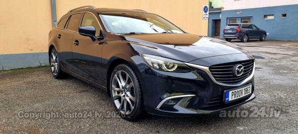 Black Mazda 6 2018 in Tallinn, with an engine capacity of 2.20 L and mileage of 174 thousand km for 12990 €, photo 4 on AUTOMOTO.COM.LV