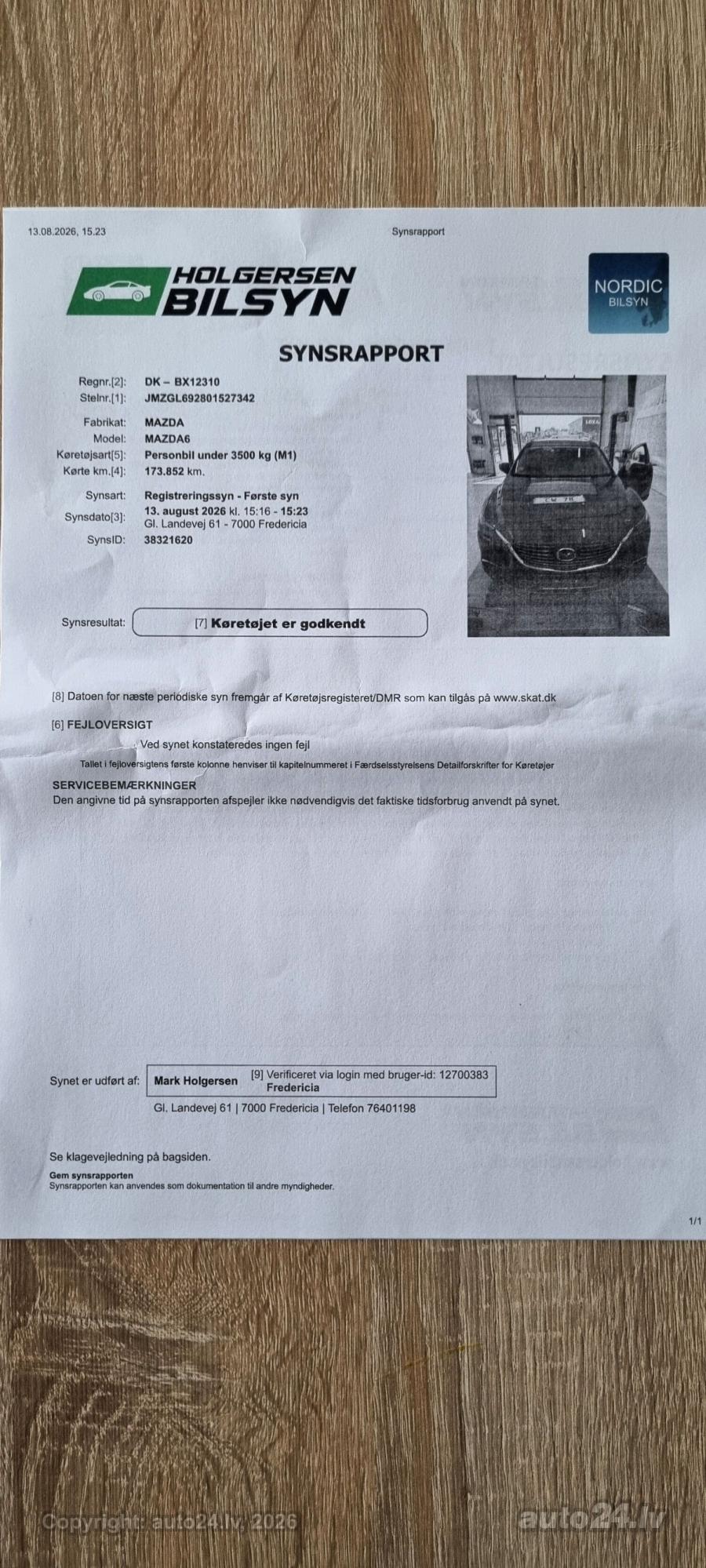 Melns Mazda 6 2018 Tallina, ar dzinēja tilpumu 2.20 L un nobraukumu 174 tūkst. km par 12990 €, foto 29 vietnē AUTOMOTO.COM.LV