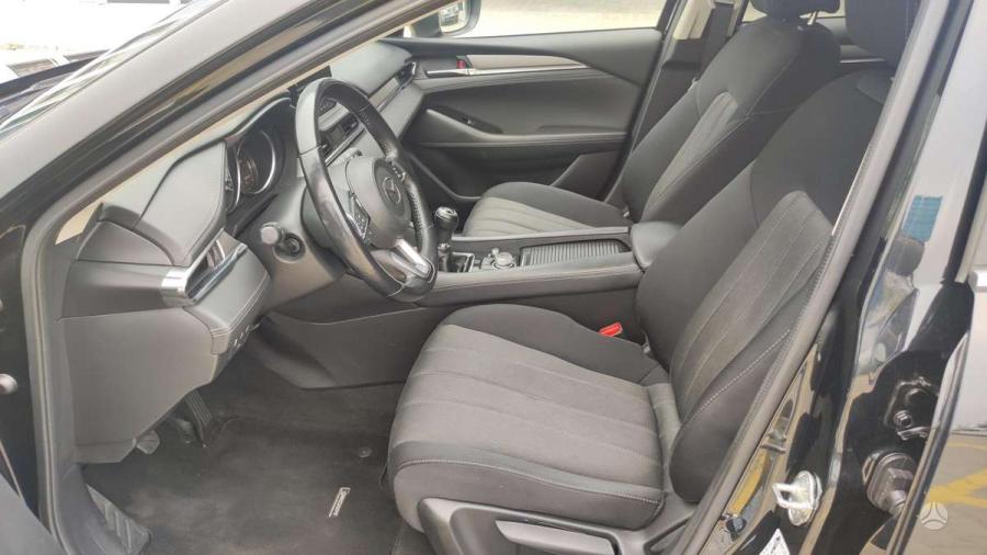 Black Mazda 6 2019 in Vilnius, with an engine capacity of 2.19 L and mileage of 314 thousand km for 7900 €, photo 10 on AUTOMOTO.COM.LV