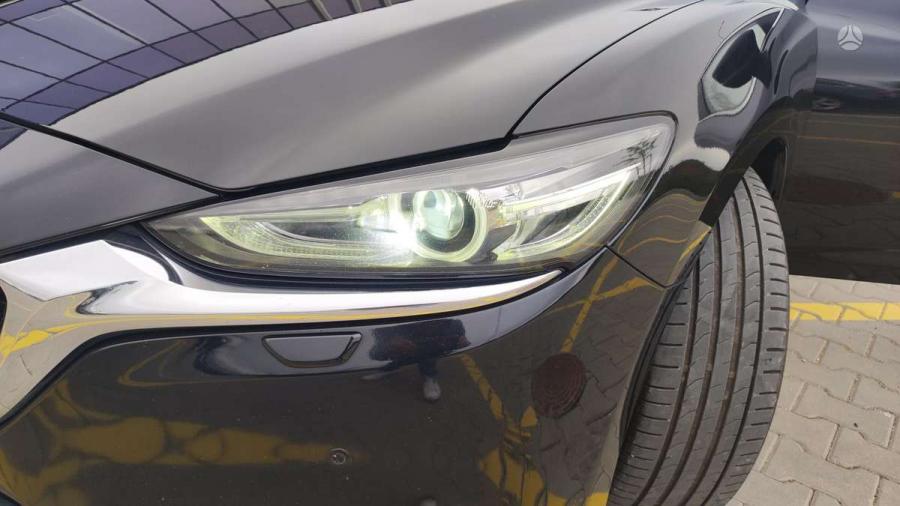 Black Mazda 6 2019 in Vilnius, with an engine capacity of 2.19 L and mileage of 314 thousand km for 7900 €, photo 12 on AUTOMOTO.COM.LV
