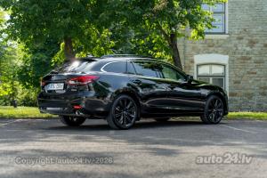Black Mazda 6 2023 in Tallinn, with an engine capacity of 2.50 L and mileage of 35 thousand km for 28390 €, photo 7 on AUTOMOTO.COM.LV