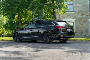 Black Mazda 6 2023 in Tallinn, with an engine capacity of 2.50 L and mileage of 35 thousand km for 28390 €, photo 8 on AUTOMOTO.COM.LV