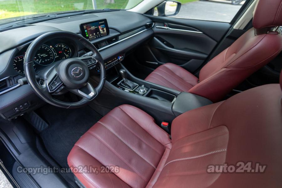 Black Mazda 6 2023 in Tallinn, with an engine capacity of 2.50 L and mileage of 35 thousand km for 28390 €, photo 14 on AUTOMOTO.COM.LV