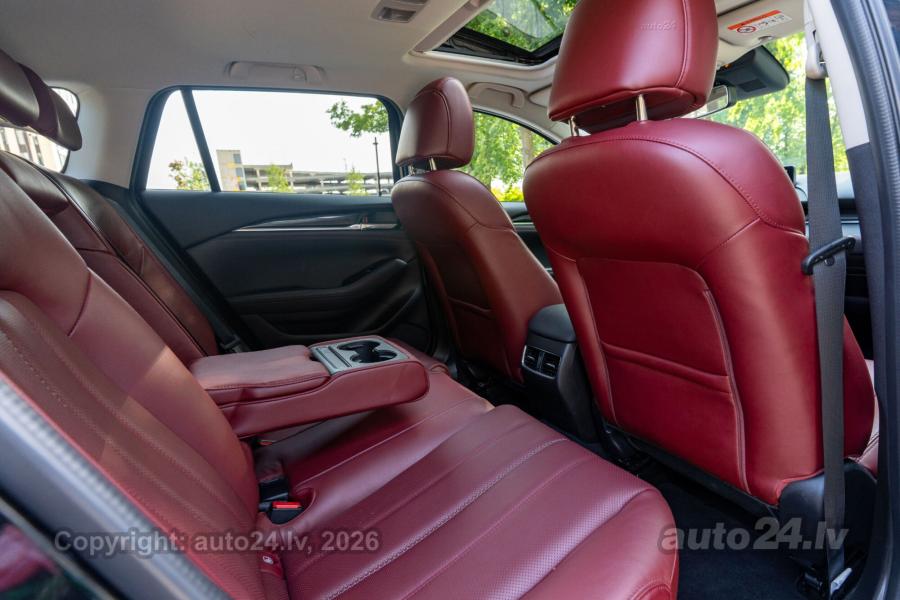 Black Mazda 6 2023 in Tallinn, with an engine capacity of 2.50 L and mileage of 35 thousand km for 28390 €, photo 28 on AUTOMOTO.COM.LV