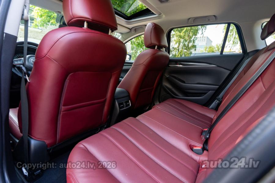Black Mazda 6 2023 in Tallinn, with an engine capacity of 2.50 L and mileage of 35 thousand km for 28390 €, photo 30 on AUTOMOTO.COM.LV