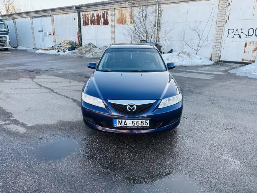 Синий Мазда 6 2003 в Рига, объемом двигателя 2.00 л и пробегом 305 тыс. км за 1250 €, фото 3 на AUTOMOTO.COM.LV