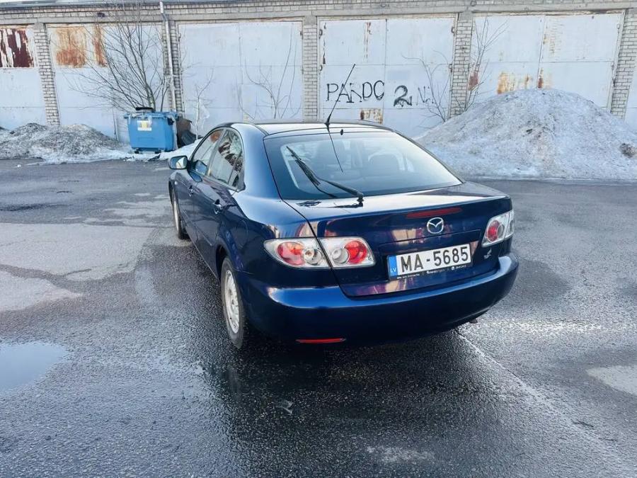 Синий Мазда 6 2003 в Рига, объемом двигателя 2.00 л и пробегом 305 тыс. км за 1250 €, фото 7 на AUTOMOTO.COM.LV