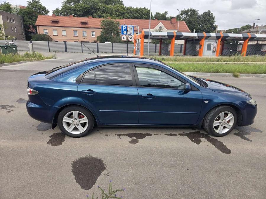 Blue Mazda 6 2007 in Klaipeda, with an engine capacity of 2.00 L and mileage of 290 thousand km for 950 €, photo 7 on AUTOMOTO.COM.LV