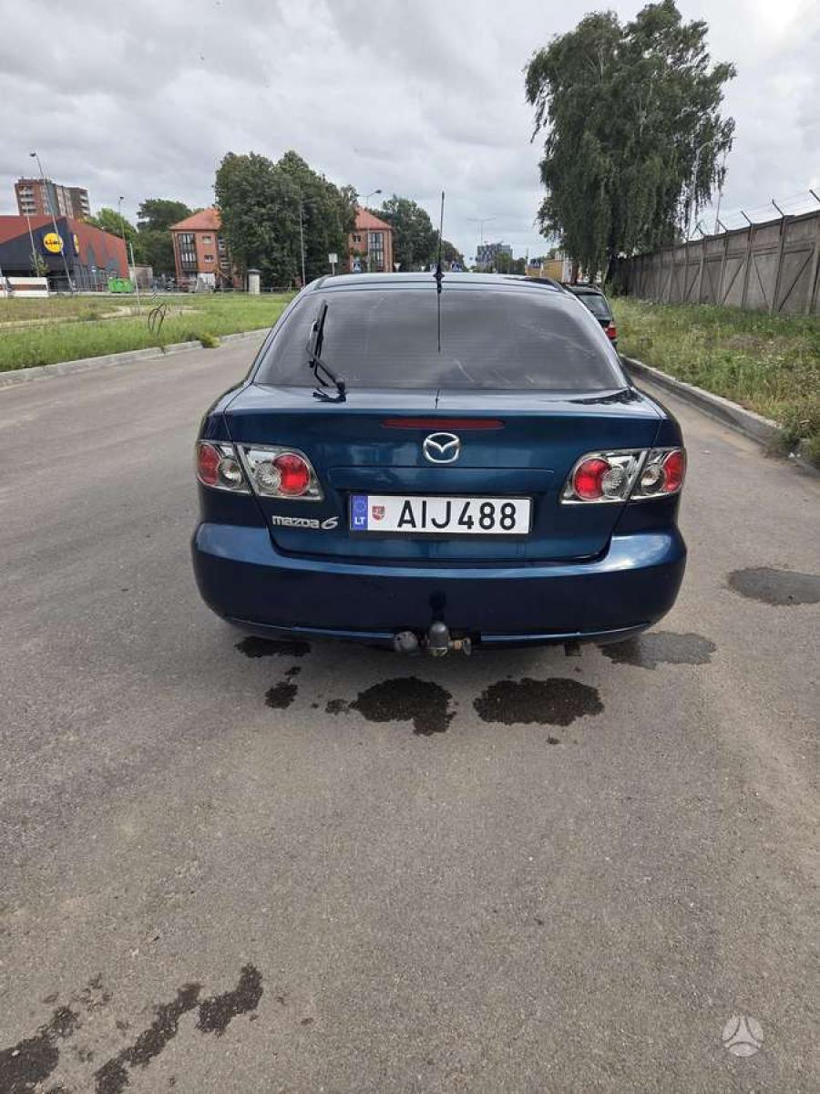 Blue Mazda 6 2007 in Klaipeda, with an engine capacity of 2.00 L and mileage of 290 thousand km for 950 €, photo 8 on AUTOMOTO.COM.LV