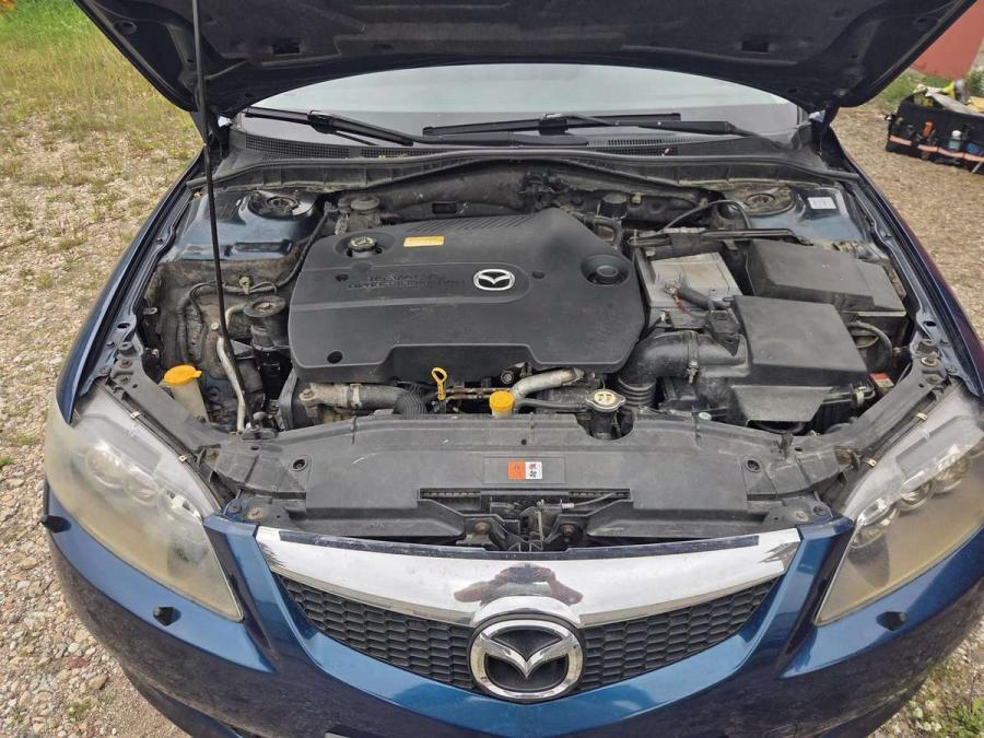 Blue Mazda 6 2007 in Klaipeda, with an engine capacity of 2.00 L and mileage of 290 thousand km for 950 €, photo 12 on AUTOMOTO.COM.LV