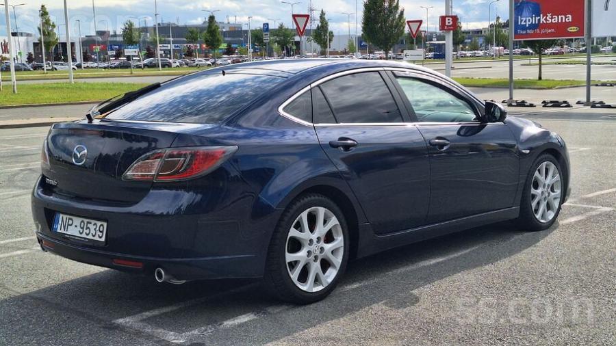 Blue Mazda 6 2009 in Riga, with an engine capacity of 2.20 L and mileage of 0 thousand km for 2200 €, photo 5 on AUTOMOTO.COM.LV