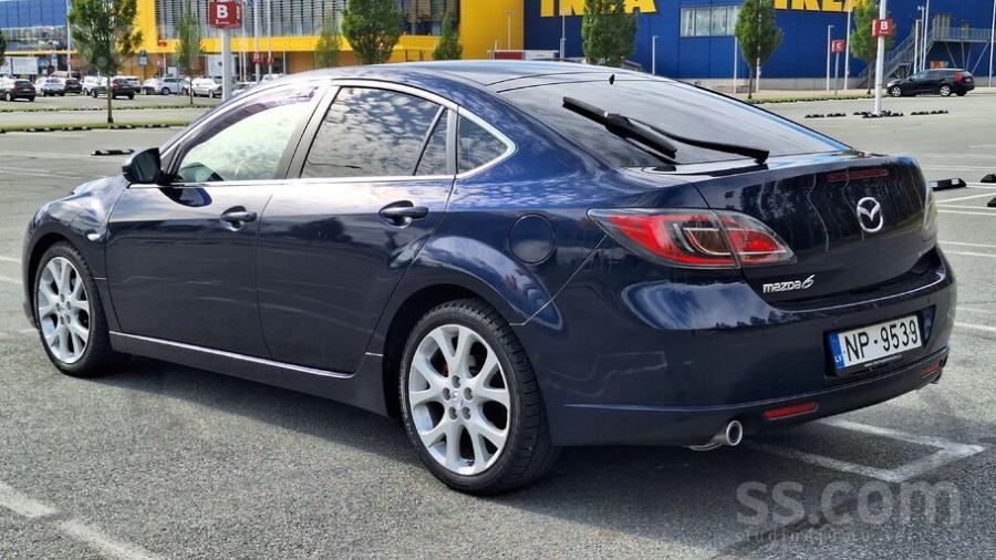 Blue Mazda 6 2009 in Riga, with an engine capacity of 2.20 L and mileage of 0 thousand km for 2200 €, photo 6 on AUTOMOTO.COM.LV