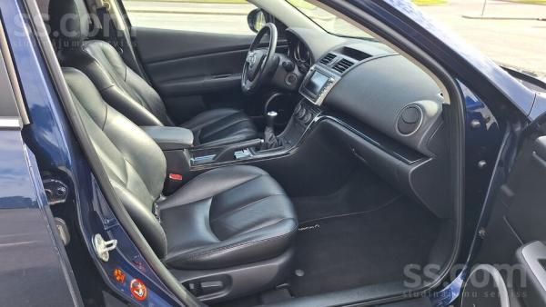Blue Mazda 6 2009 in Riga, with an engine capacity of 2.20 L and mileage of 0 thousand km for 2200 €, photo 6 on AUTOMOTO.COM.LV