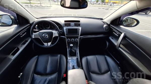 Blue Mazda 6 2009 in Riga, with an engine capacity of 2.20 L and mileage of 0 thousand km for 2200 €, photo 9 on AUTOMOTO.COM.LV