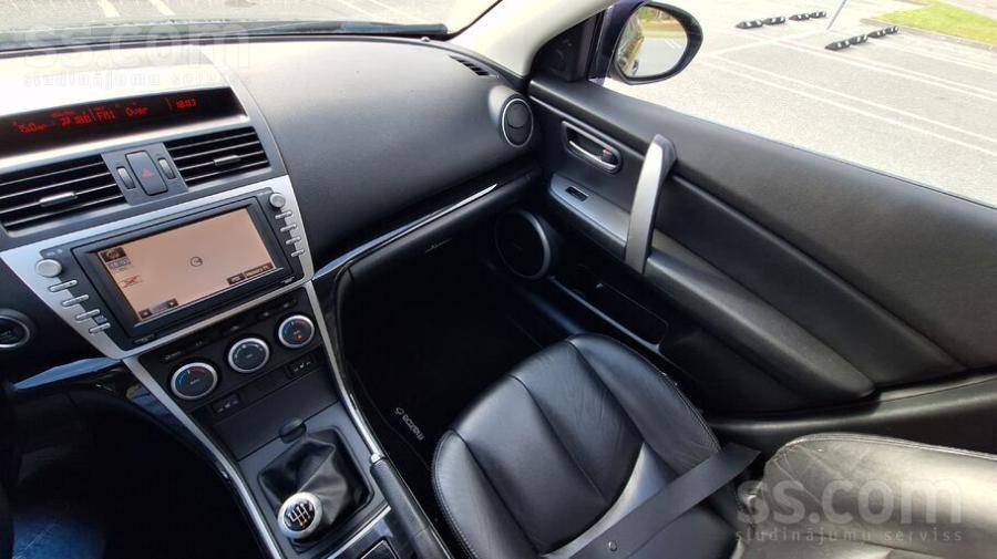 Blue Mazda 6 2009 in Riga, with an engine capacity of 2.20 L and mileage of 0 thousand km for 2200 €, photo 13 on AUTOMOTO.COM.LV