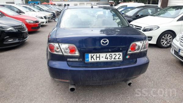 Zils Mazda 6 2003 Rīga, ar dzinēja tilpumu 2.20 L un nobraukumu 299 tūkst. km par 500 €, foto 5 vietnē AUTOMOTO.COM.LV