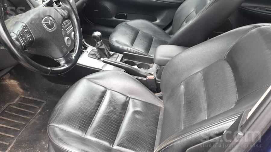 Zils Mazda 6 2003 Rīga, ar dzinēja tilpumu 2.20 L un nobraukumu 299 tūkst. km par 500 €, foto 8 vietnē AUTOMOTO.COM.LV