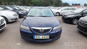 Zils Mazda 6 2003 Rīga, ar dzinēja tilpumu 2.20 L un nobraukumu 299 tūkst. km par 500 €, foto  vietnē AUTOMOTO.COM.LV