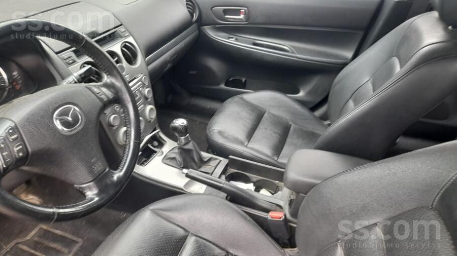 Blue Mazda 6 2003 in Riga, with an engine capacity of 2.20 L and mileage of 299 thousand km for 500 €, photo 25 on AUTOMOTO.COM.LV