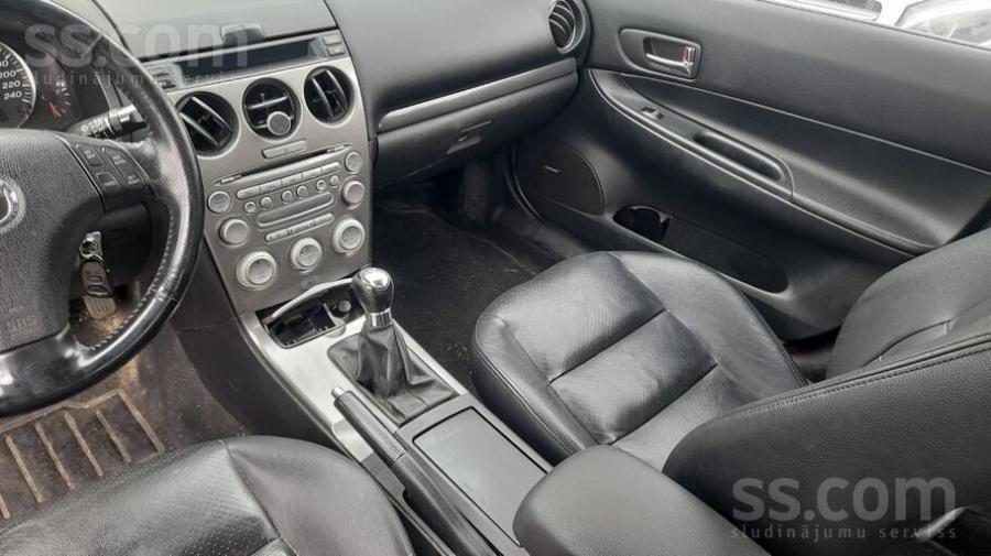 Blue Mazda 6 2003 in Riga, with an engine capacity of 2.20 L and mileage of 299 thousand km for 500 €, photo 28 on AUTOMOTO.COM.LV