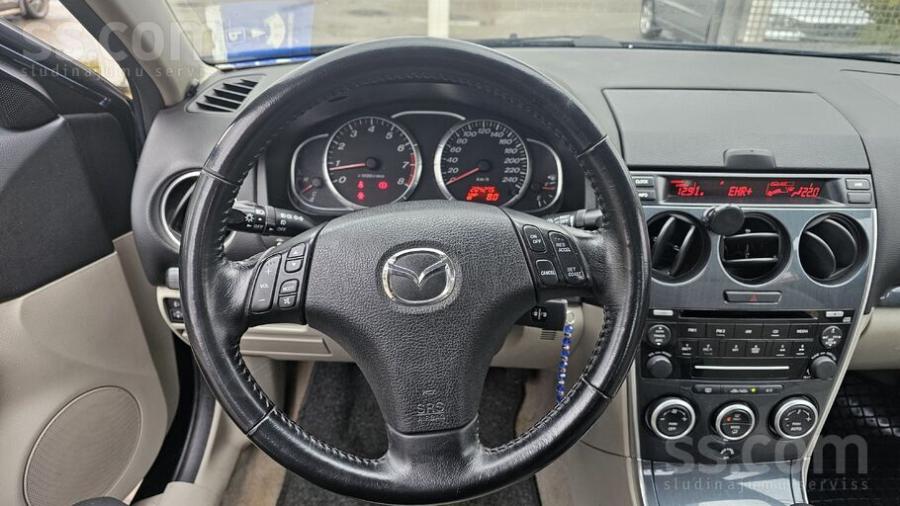 Синий Мазда 6 2006 в Елгава, объемом двигателя 2.00 л и пробегом 204 тыс. км за 995 €, фото 8 на AUTOMOTO.COM.LV