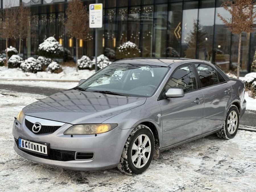 Blue Mazda 6 2007 in Vilnius, with an engine capacity of 2.00 L and mileage of 204 thousand km for 950 €, photo 1 on AUTOMOTO.COM.LV