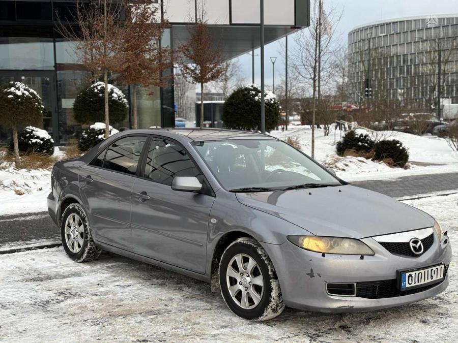 Blue Mazda 6 2007 in Vilnius, with an engine capacity of 2.00 L and mileage of 204 thousand km for 950 €, photo 2 on AUTOMOTO.COM.LV