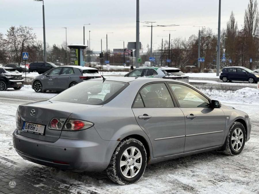 Blue Mazda 6 2007 in Vilnius, with an engine capacity of 2.00 L and mileage of 204 thousand km for 950 €, photo 6 on AUTOMOTO.COM.LV