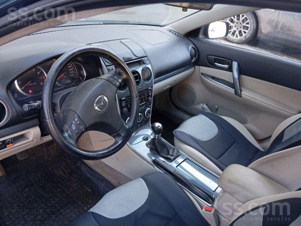 Zils Mazda 6 2007 Rīga, ar dzinēja tilpumu 2.00 L un nobraukumu 120 tūkst. km par 500 €, foto 5 vietnē AUTOMOTO.COM.LV