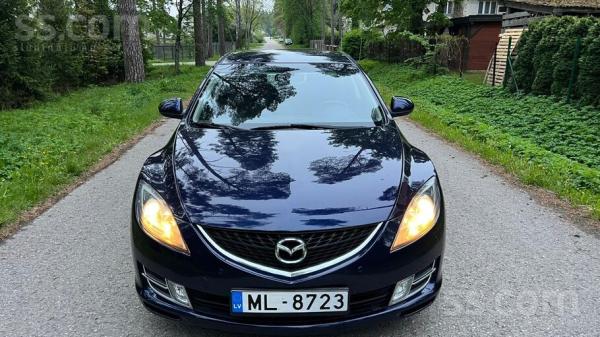Синий Мазда 6 2008 в Рига, объемом двигателя 2.00 л и пробегом 285 тыс. км за 1900 €, фото 1 на AUTOMOTO.COM.LV