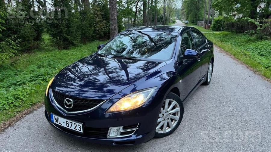 Blue Mazda 6 2008 in Riga, with an engine capacity of 2.00 L and mileage of 285 thousand km for 1900 €, photo 7 on AUTOMOTO.COM.LV
