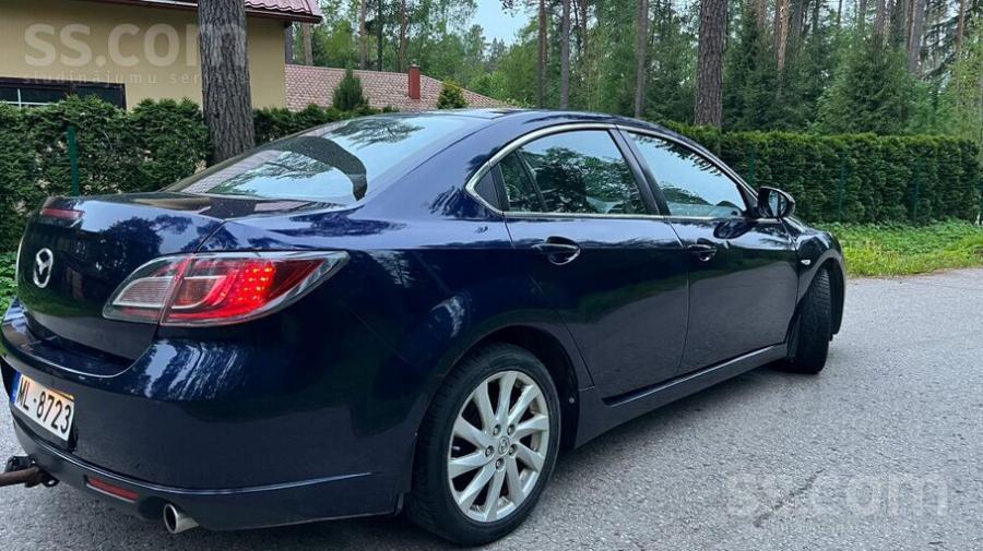 Blue Mazda 6 2008 in Riga, with an engine capacity of 2.00 L and mileage of 285 thousand km for 1900 €, photo 13 on AUTOMOTO.COM.LV