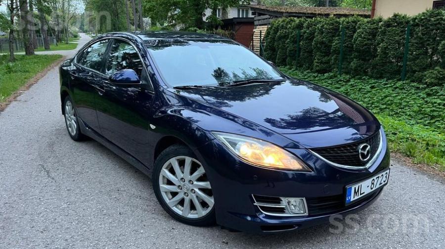 Blue Mazda 6 2008 in Riga, with an engine capacity of 2.00 L and mileage of 285 thousand km for 1900 €, photo 15 on AUTOMOTO.COM.LV