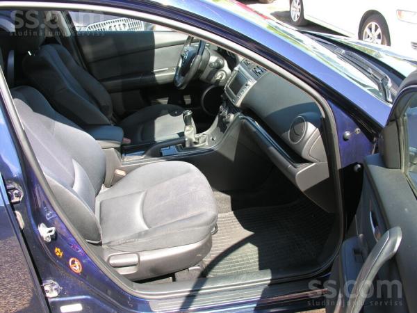 Blue Mazda 6 2009 in Riga, with an engine capacity of 2.20 L and mileage of 194 thousand km for 3550 €, photo 7 on AUTOMOTO.COM.LV