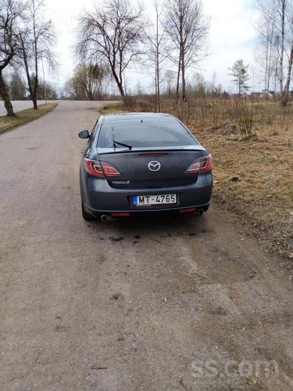 Синий Мазда 6 2009 в Даугавпилс, объемом двигателя 2.20 л и пробегом 385 тыс. км за 2200 €, фото 2 на AUTOMOTO.COM.LV